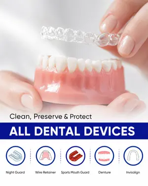 MYSMILE Retainer And Dental Appliance Cleaning Tablets