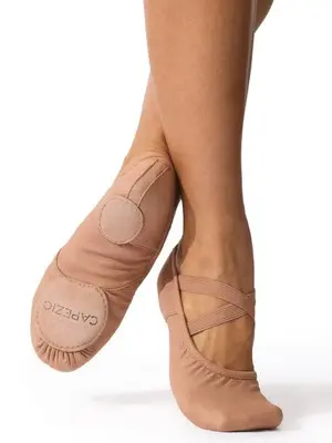 CAPEZIO Hanami Canvas Ballet Shoe - Beige