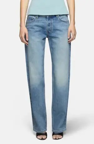 EB DENIM Low Rise Baggy Wide Leg Jeans - Luna
