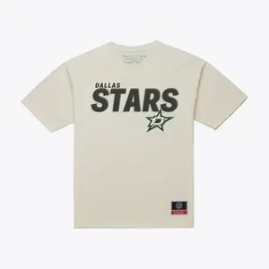 Mitchell & Ness Dallas Stars Core Plus T-shirt - Cream
