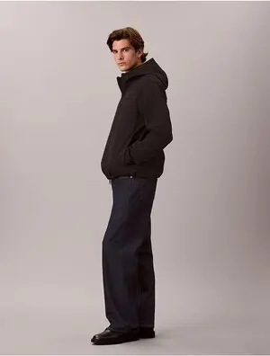Calvin Klein Hooded Softshell Jacket - Black