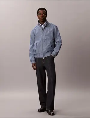 Calvin Klein Lightweight Chambray Zip-up Jacket