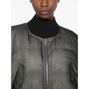 Rick Owens Grey Bomber Jacket