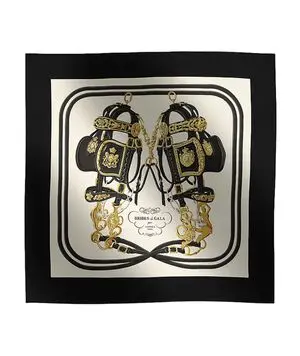 Hermès Brides De Gala Forever Scarf 90 Noir