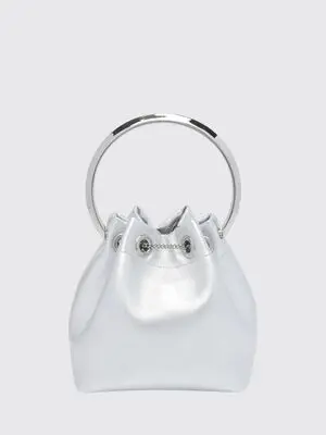 JIMMY CHOO Mini Bucket Bag With Metal Hoop Handle