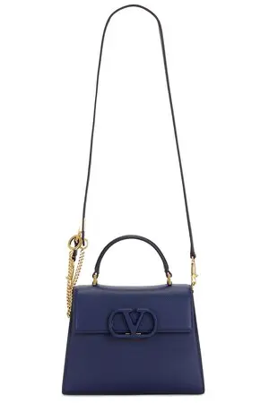 Valentino Garavani V Sling Small Top Handle Bag In Brown - Worker
