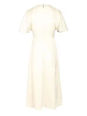 ROTATE BY BIRGER CHRISTENSEN Shiny Satin Midi Dress