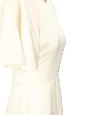 ROTATE BY BIRGER CHRISTENSEN Shiny Satin Midi Dress