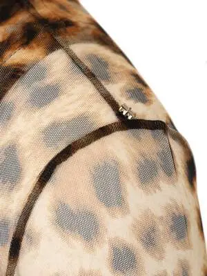 Sportmax Fitted Animal Print Dress - Multicolor