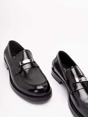 Dolce & Gabbana Brushed Leather Loafers
