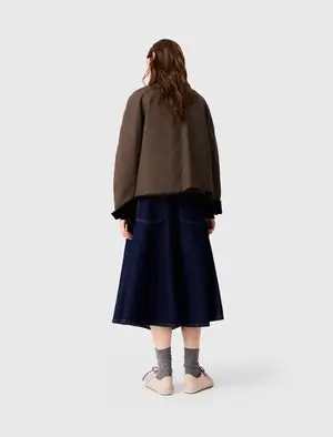Maje Cotton Trapeze Jacket