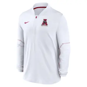 Nike Alabama Sideline Dri-fit College 1/2-zip Top - White