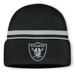 Nike Las Vegas Raiders Primetime Utility Nfl Cuffed Beanie - Black