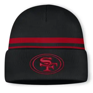 Nike San Francisco 49ers Primetime Utility Nfl Cuffed Beanie - Black
