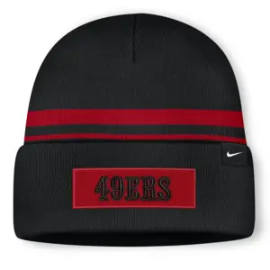 Nike San Francisco 49ers Primetime Utility Nfl Cuffed Beanie - Black