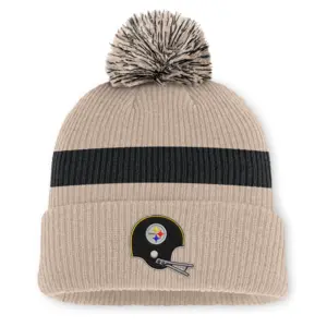 Nike Pittsburgh Steelers Rewind Peak Nfl Cuffed Pom Beanie - Brown