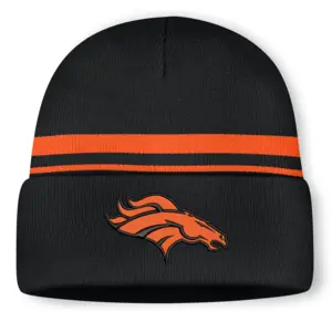 Nike Denver Broncos Primetime Utility Nfl Cuffed Beanie - Black
