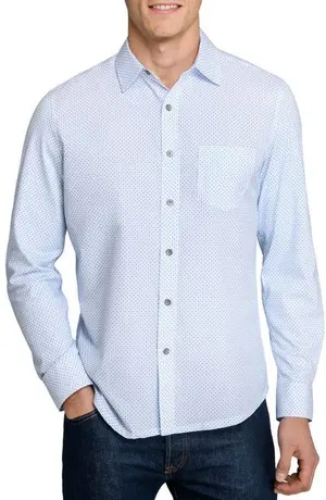 W.R.K Slim Fit Micro Geo Dot Reworked Button-up Shirt