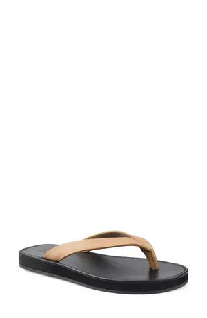 ZIGI Beachtime Leather Flip Flop - Tanlt