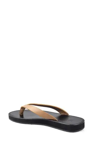 ZIGI Beachtime Leather Flip Flop - Tanlt