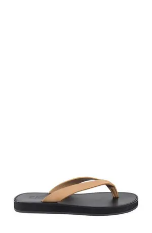ZIGI Beachtime Leather Flip Flop - Tanlt
