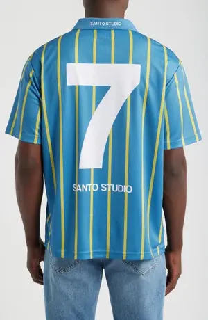 SANTO STUDIO Milano 7 Club Jersey With Vertical Stripes