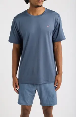 SANTO STUDIO Runner Tech Performance T-shirt - Navy