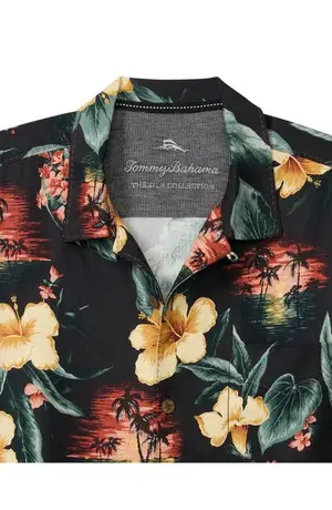 Tommy Bahama Kua Sunset Silk Camp Shirt