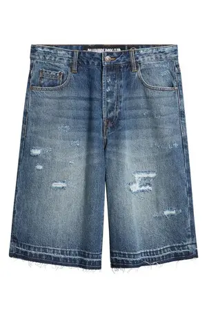 BILLIONAIRE BOYS CLUB Onibaba Distressed Denim Shorts