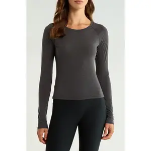 Beyond Yoga Breezeweight Active Long Sleeve T-shirt - Black
