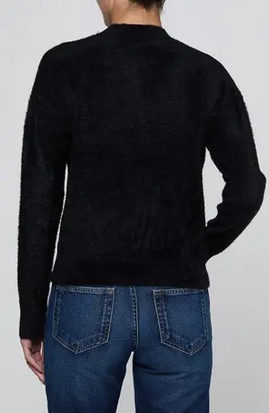 L'Agence Nimbus Fuzzy Crewneck Sweater