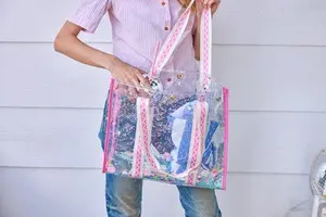 PACKED PARTY Oversized Vinyl Tote Bag