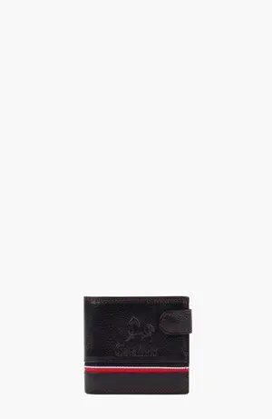 CAVALINHO The Sailor Bifold Leather Wallet 588 - Navy