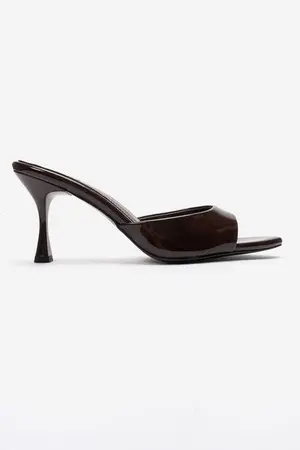 PROLOGUE SHOES Tiera Stiletto Sandal - Brown
