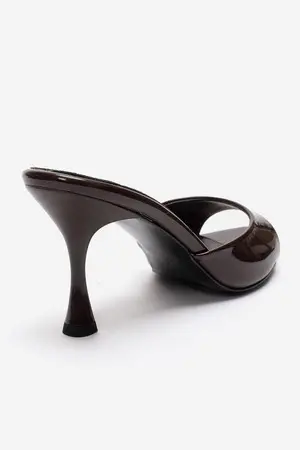 PROLOGUE SHOES Tiera Stiletto Sandal - Brown