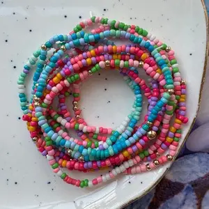 ERIN MCDERMOTT JEWELRY Beaded Stretch Bracelet Stack