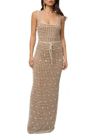 JLUXLABEL Pearl Shore Crochet Skirt