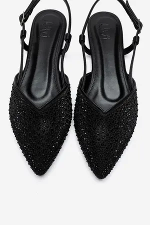 PROLOGUE SHOES Rexton Embellished Slingback Pump