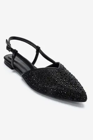PROLOGUE SHOES Rexton Embellished Slingback Pump