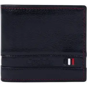 CAVALINHO Di Cavallo Bifold Leather Wallet 528 - Navy