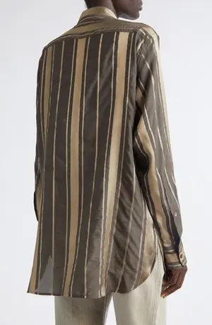 Stella McCartney Striped Lurex Shirt