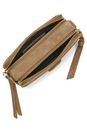Marc Jacobs Floral Print Snapshot Crossbody Bag - Hazelnut