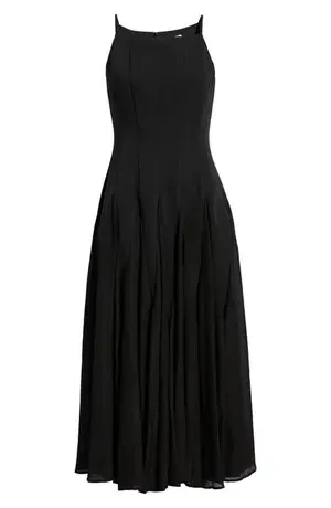 Moon River Godet Midi Dress