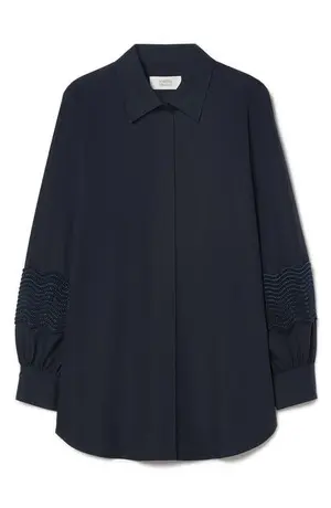 Marina Rinaldi Soutache Detail Cotton Jacket