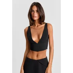 SASHA THERESE Juno Top - Black