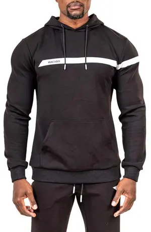 MACEOO Marthyr Logo Hoodie - Black