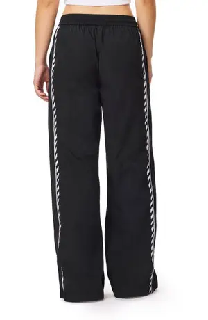 L/AB C/O OFF-WHITE Logo Side Stripe Relaxed Track Pants