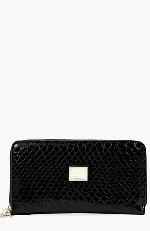 CAVALINHO Gallop Patent Leather Wristlet Wallet 213 - Black