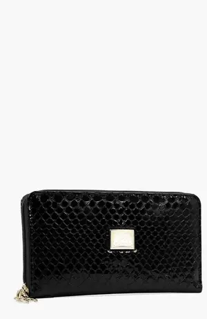 CAVALINHO Gallop Patent Leather Wristlet Wallet 213