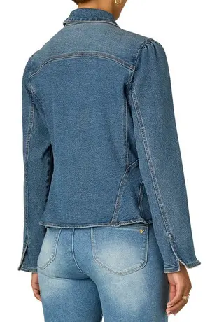 Wit & Wisdom Peplum Denim Jacket